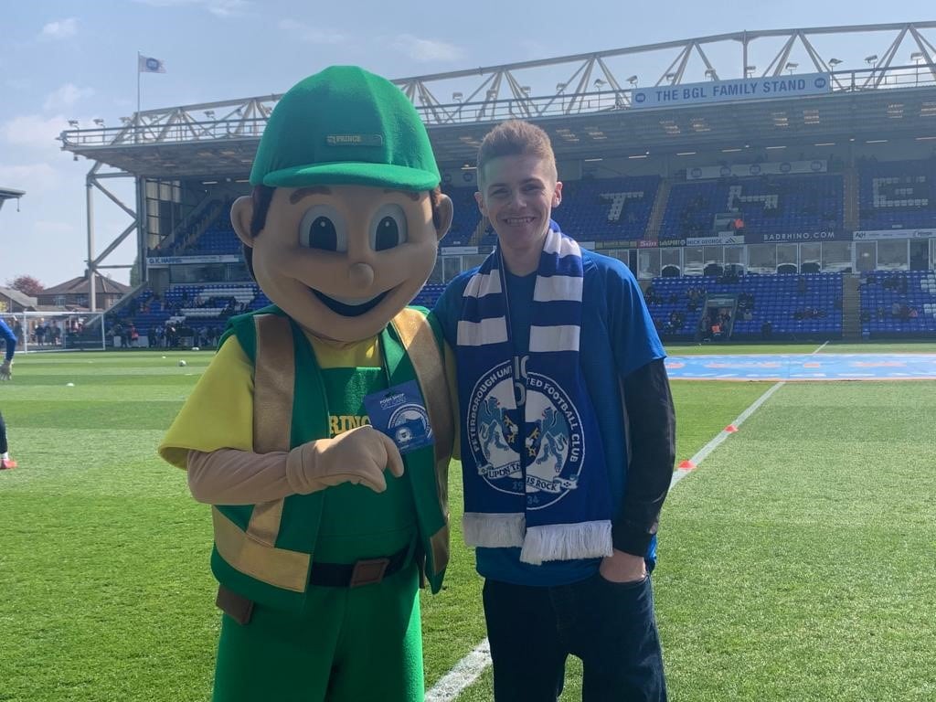 Dizzy Penalties winner collects his prize - Princebuild