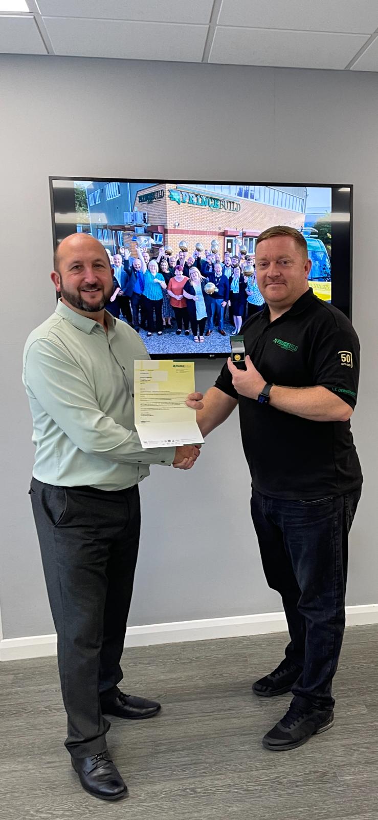 Celebrating 25 Years of Dedication: Carl Mallett - Princebuild